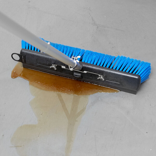 Carlisle 3621961814 Sweep Complete 18" Push Broom with Blue Unflagged ...