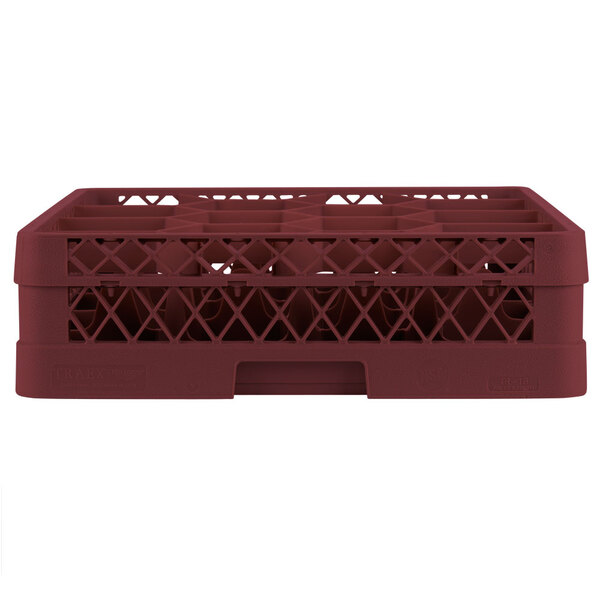 Vollrath TR18J Traex® Rack Max Full-Size Burgundy 12-Compartment 4 13/ ...