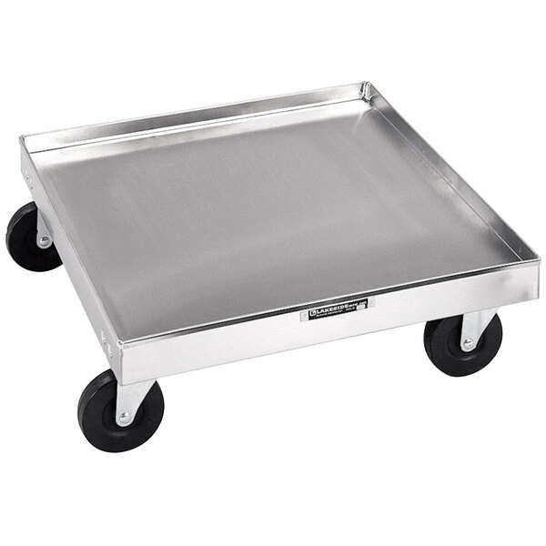 Lakeside 447 Stainless Steel Glass / Dish Rack Dolly - 20 3/4" x 20 3/4 ...