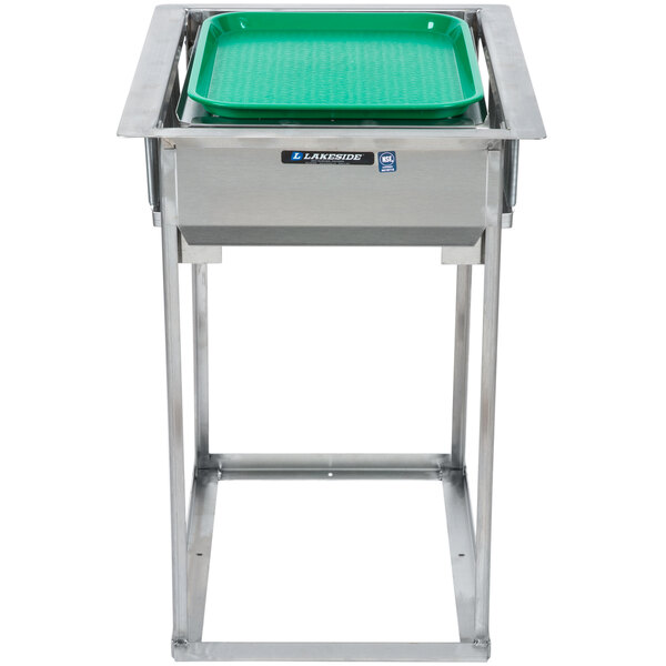Lakeside 976 Stainless Steel Drop-In Tray Rack Dispenser - 23 1/4" x 19 ...