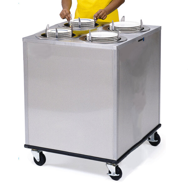 Lakeside 928 Stainless Steel Mobile Enclosed Four Stack Non-Heated ...