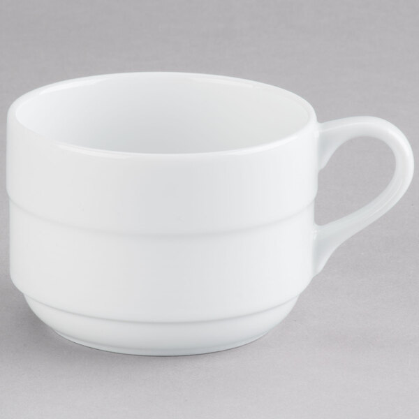 Arcoroc S1538 Rondo 8 oz. Stackable Coffee Cup by Arc Cardinal - 24/Case