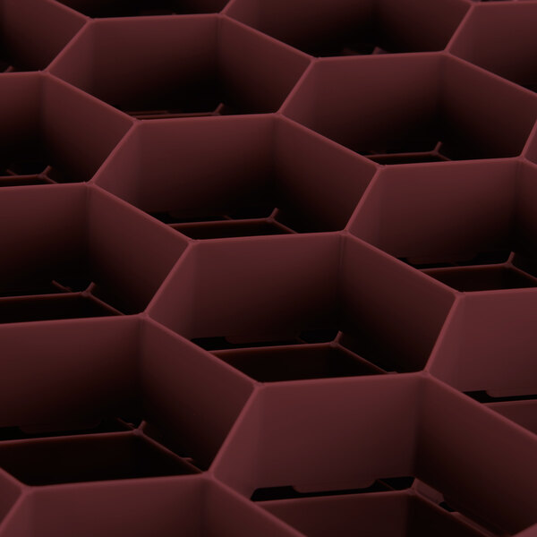 Vollrath TR12HHHHA Traex® Rack Max Full-Size Burgundy 30-Compartment 11 ...