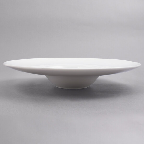 10 Strawberry Street WTR-11WIDERBWL Whittier 6 oz. White Porcelain Wide ...