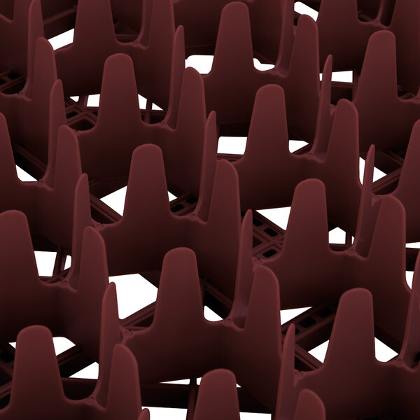 Vollrath TR12 Traex® Rack Max Full-Size Burgundy 30-Compartment 3 1/4 ...