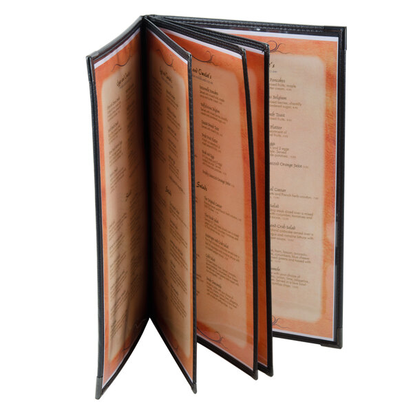 Menu Solutions RS160D Royal Select Series 8 1/2" x 14" Customizable ...