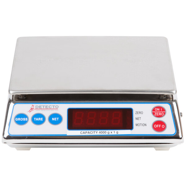 Cardinal Detecto AP-4K 4 kg Digital All-Purpose Portion Control Scale ...