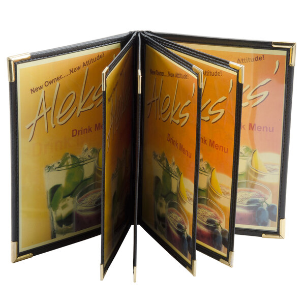 Menu Solutions RS170A Royal Select Series 5 1/2" x 8 1/2" Customizable ...