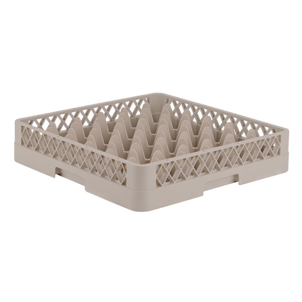 Vollrath TR7 Traex® Full-Size Beige 36-Compartment 3 1/4" Glass Rack