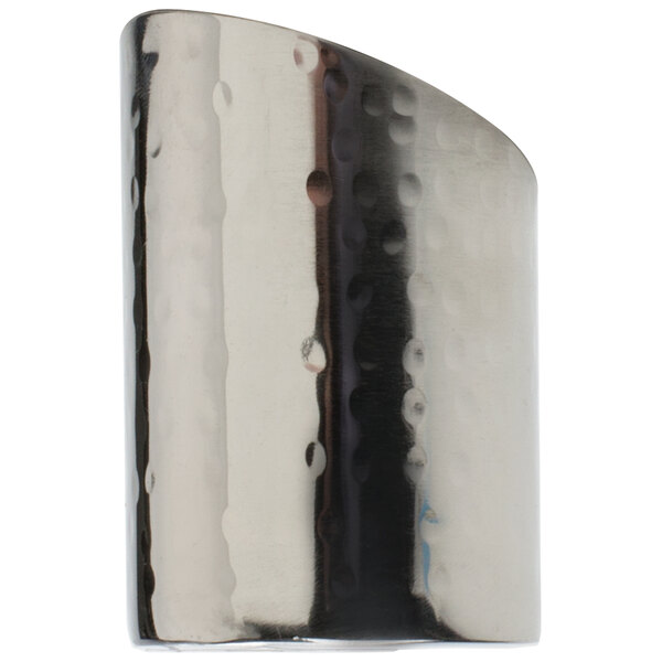 American Metalcraft HMSRSPH2 Round Angled Hammered Stainless Steel ...