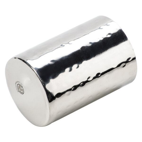 American Metalcraft HMCM2 4 oz. Hammered Stainless Steel Creamer