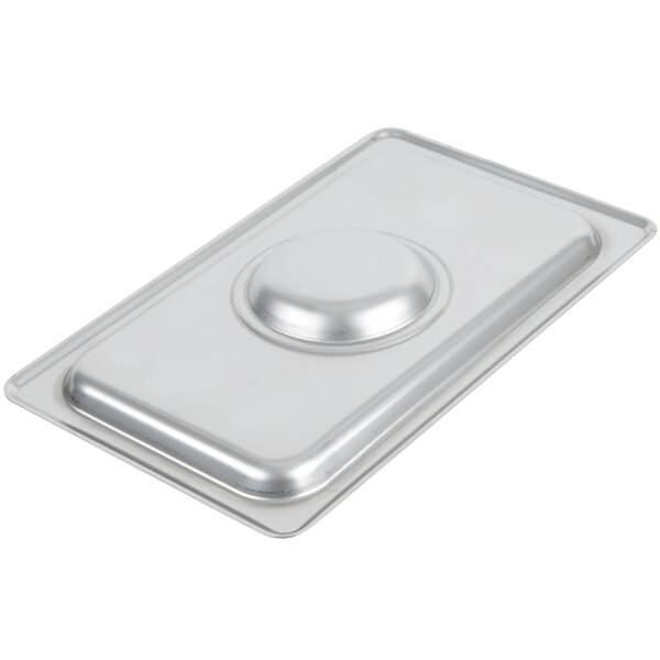Choice 1/4 Size Stainless Steel Solid Steam Table / Hotel Pan Cover