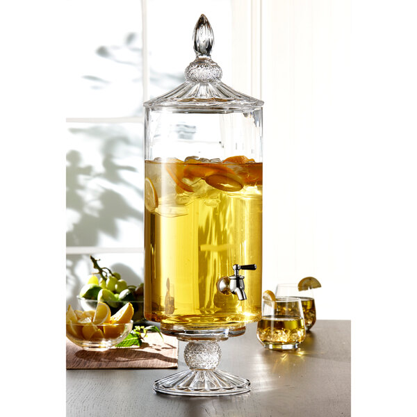 The Jay Companies 210142-GB 2 Gallon Westchester Optic Glass Beverage ...