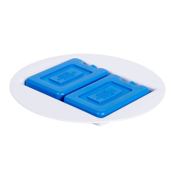 Cal-Mil CC3328 Cold Packs and Liner for Round Chill Sampler Display