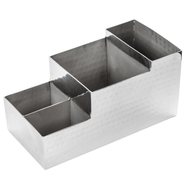 American Metalcraft HMBAR9 Stainless Steel Hammered Finish Bar / Coffee ...
