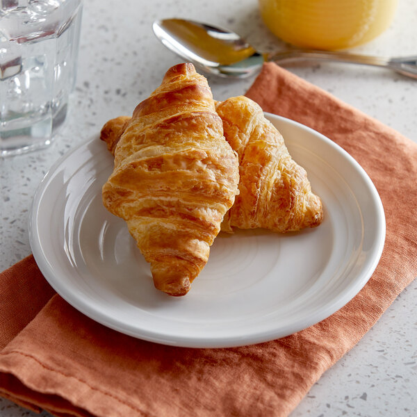 Tuxton CWA-062 Concentrix 6 1/4" White China Plate - 24/Case