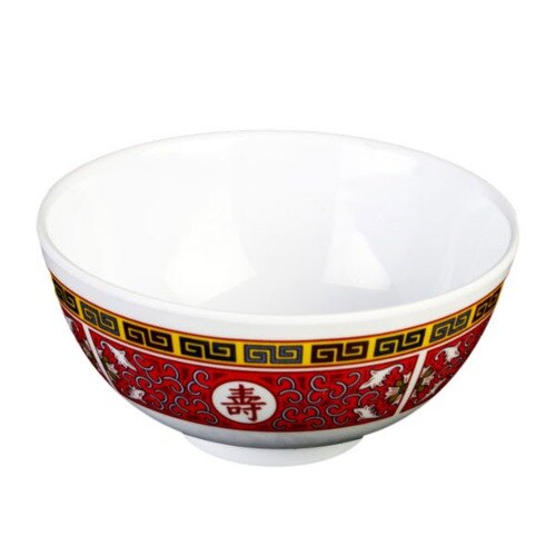 Thunder Group 3008TR Longevity 6 oz. Round Melamine Rice Bowl - 24/Pack
