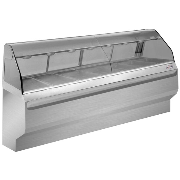 Alto-Shaam ED2SYS-96 SS Stainless Steel Heated Display Case with Curved ...