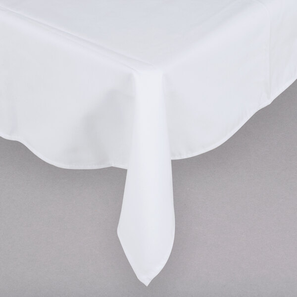Intedge 36" x 36" Square White Hemmed 65/35 Poly/Cotton Blend Cloth ...