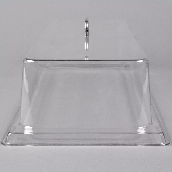 Cambro RD926CW Camwear 9" x 26" Clear Rectangular Pastry Tray Cover
