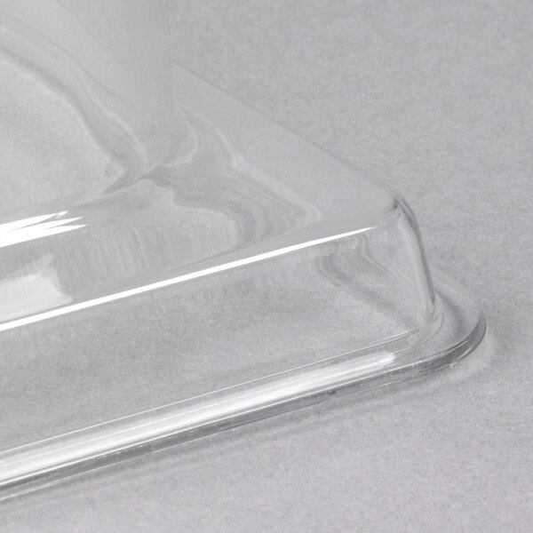 Cambro RD926CW Camwear 9" x 26" Clear Rectangular Pastry Tray Cover