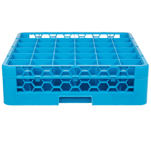 Carlisle RG36-114 OptiClean 36 Compartment Glass Rack with 1 Extender