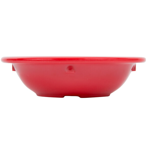 Carlisle 4353205 Dallas Ware 3.5 oz. Red Fruit Bowl - 48/Case