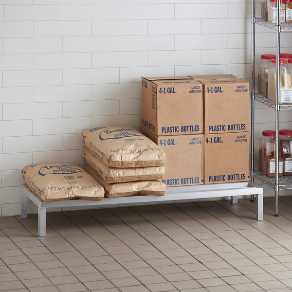 Regency 60" x 20" x 8" Aluminum Dunnage Rack - 1740 lb. Capacity