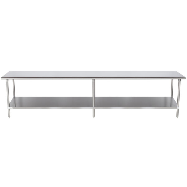 Advance Tabco Premium Series SS-3612 36" x 144" 14 Gauge Stainless ...
