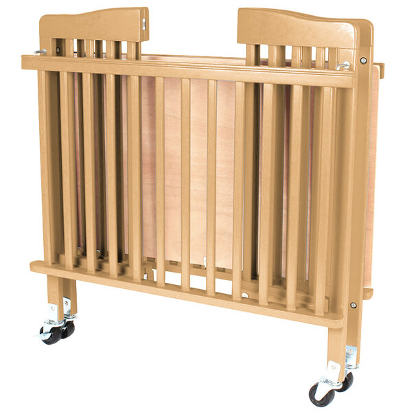 L.A. Baby CW-883A The Little Wood Crib 24" x 38" Natural Mini ...