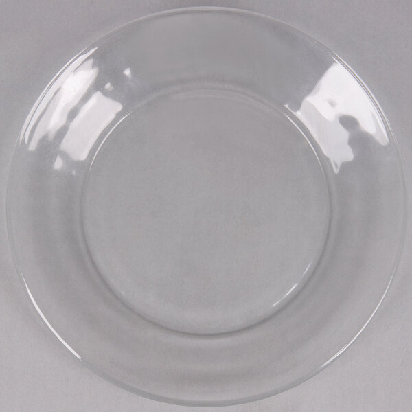 Libbey 15427 Moderno 8" Glass Salad / Dessert Plate - 36/Case
