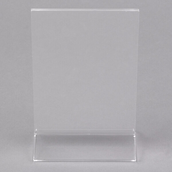 Cal-Mil 506 4" x 6" Upright Acrylic Displayette