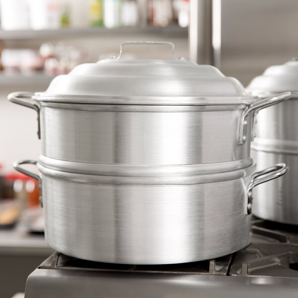 Town 34614 14 Qt. Aluminum Steamer Water Pan