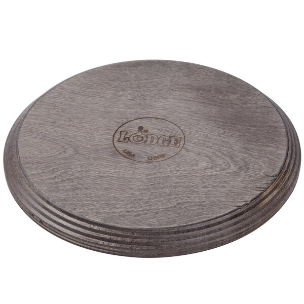 Lodge U3RP 8" Round Wood Underliner with Walnut Finish