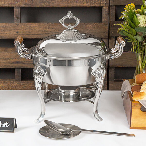 Round Chafer - 5 Qt. Chafing Dish | WebstaurantStore