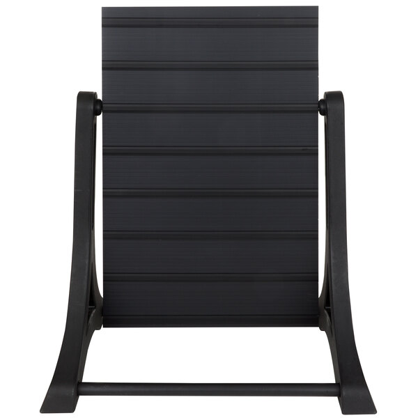Aarco ROC-6 The Rocker Two Sided Black Letterboard with Stand and ...