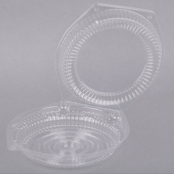 9" Plastic Pie Containers - 200/Case | WebstaurantStore