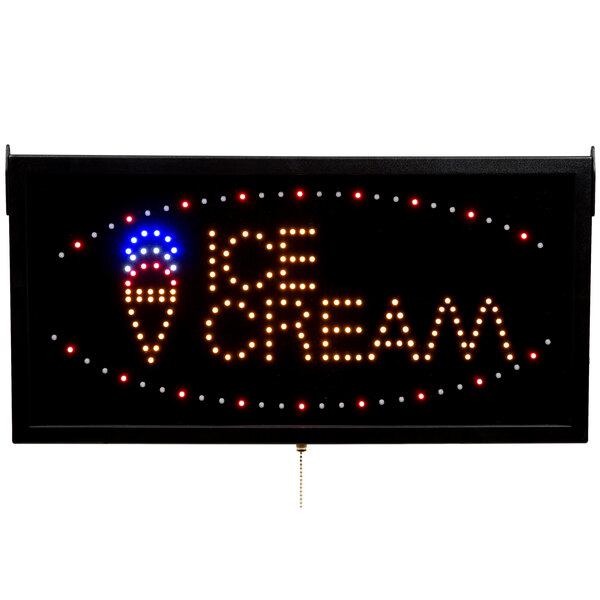 Aarco Ice Cream LED Sign ICE13L