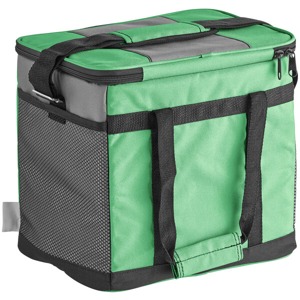 Choice Insulated Cooler Bag / Soft Cooler, Green Nylon 12" x 9" x 11 1/ ...