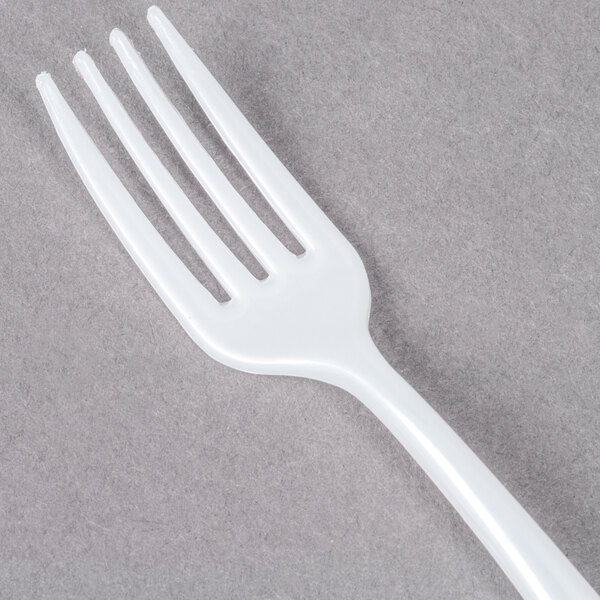 Fineline Tiny Temptations 6500-WH 3 7/8" Tiny Tines White Plastic ...