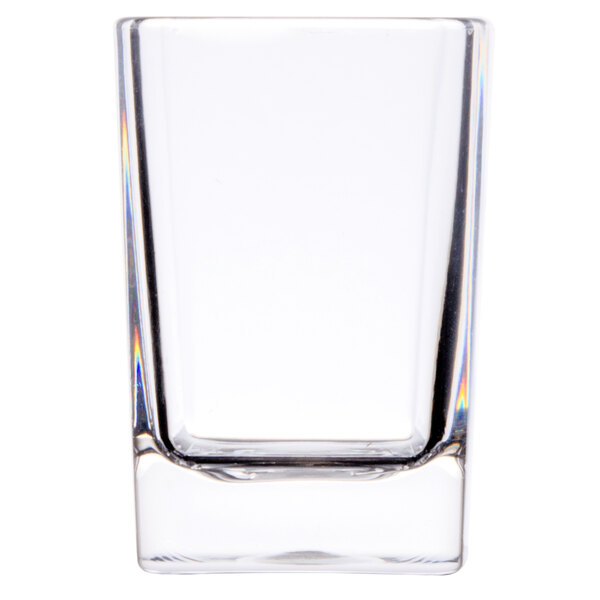 Thunder Group PLTHSG125SC 2.5 oz. Plastic Square Shot Glass / Dessert Glass