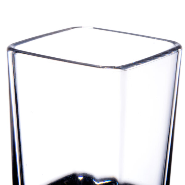 Thunder Group PLTHSG125SC 2.5 oz. Plastic Square Shot Glass / Dessert Glass