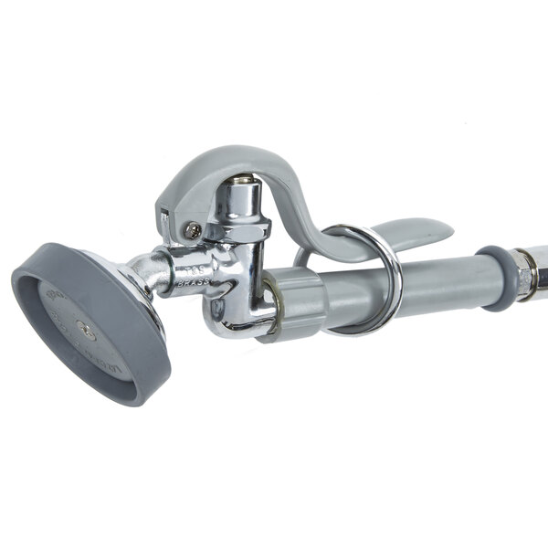 T&S B-0175 Wall Mounted Pre-Rinse Faucet with Adjustable 8" Centers ...