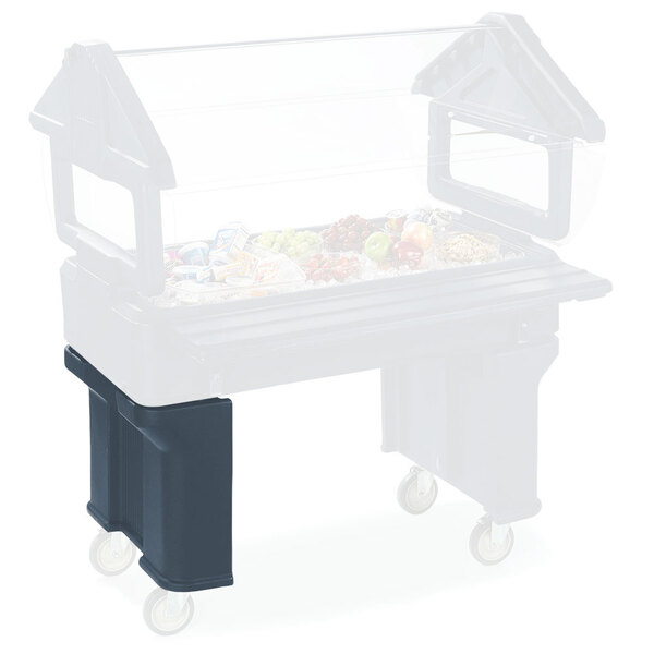 Carlisle 668759 Slate Blue Standard Food Bar Leg for "Six Star ...