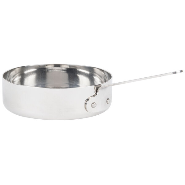 American Metalcraft SHSP40 7.5 oz. Mini Stainless Steel Fry Pan