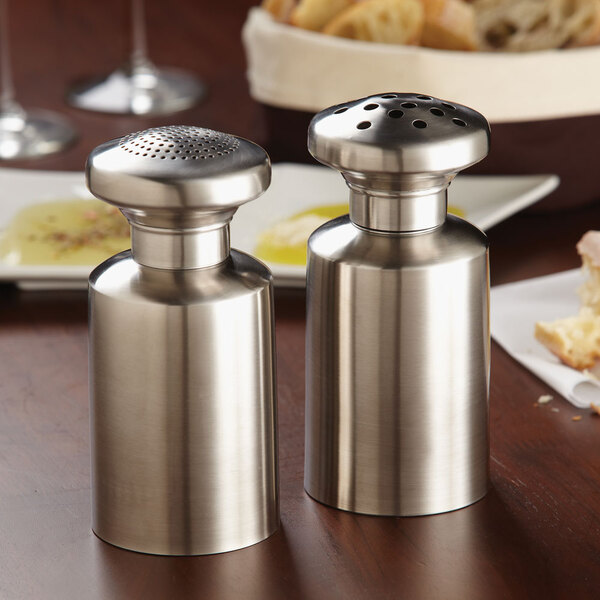 American Metalcraft TSC7 7"H Tall Stainless Steel Shaker with Coarse ...