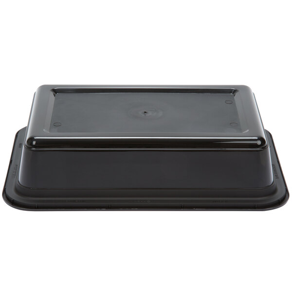 Pactiv Newspring NC888B 38 oz. Black 6" x 8 1/2" x 2" VERSAtainer ...
