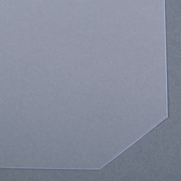 Mat Overlay Shelf Liner 14X24 Clear 1mm Pvc