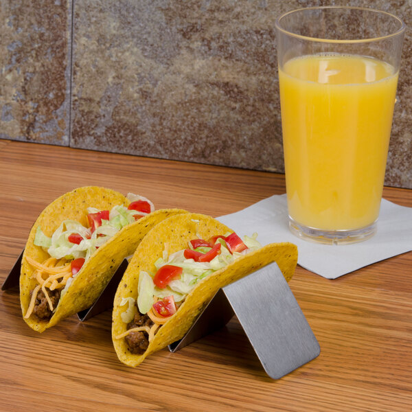 American Metalcraft HTSH3 Stainless Steel Half Size Taco Holder with ...