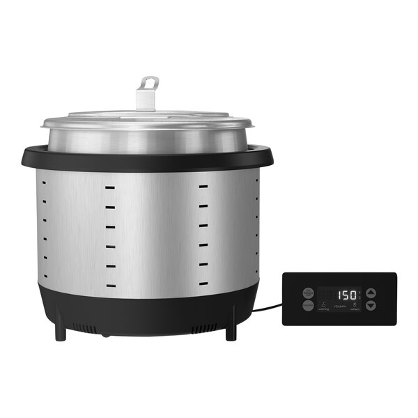Vollrath 741101D Mirage 11 Qt. Silver Drop-In Induction Rethermalizer ...